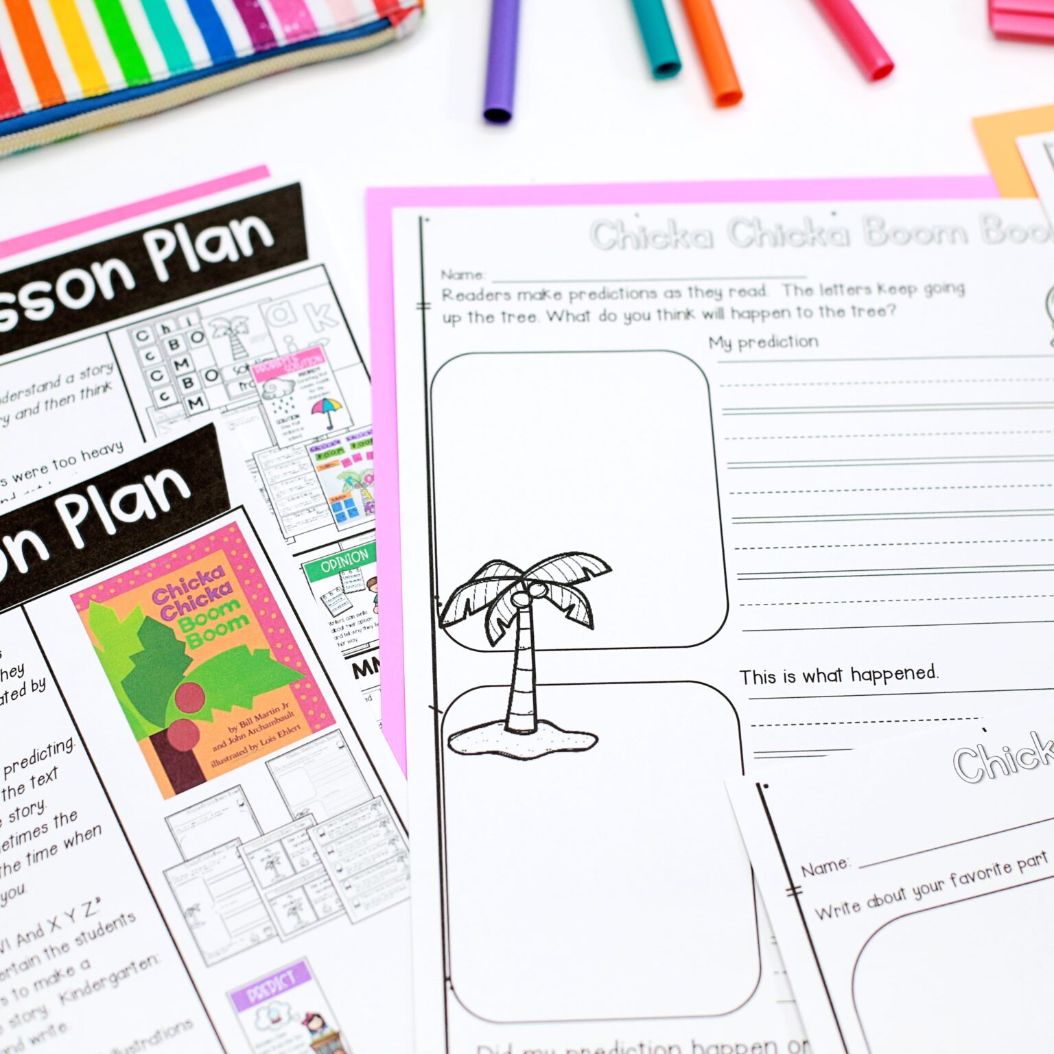 Chicka Chicka Boom Boom Activities & a Freebie