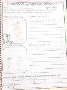 Leonardo the Terrible Monster Reading Lesson Plans for K-1