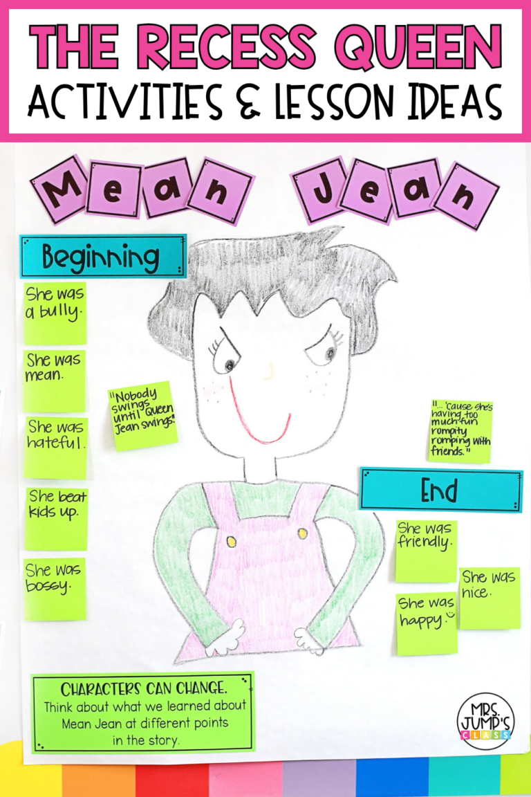 The Recess Queen Activities & Lesson Ideas