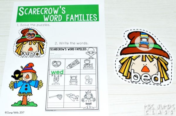 Scarecrow themed lesson plans