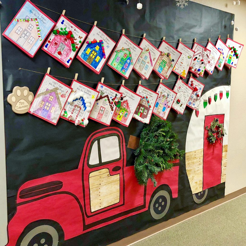 Winter bulletin board ideas for December or January