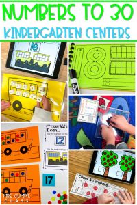 27 Math Centers to Practice Numbers to 30 in Kindergarten