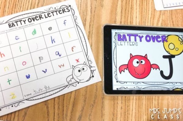 Fall Digital Centers for Kindergarten and First Grade