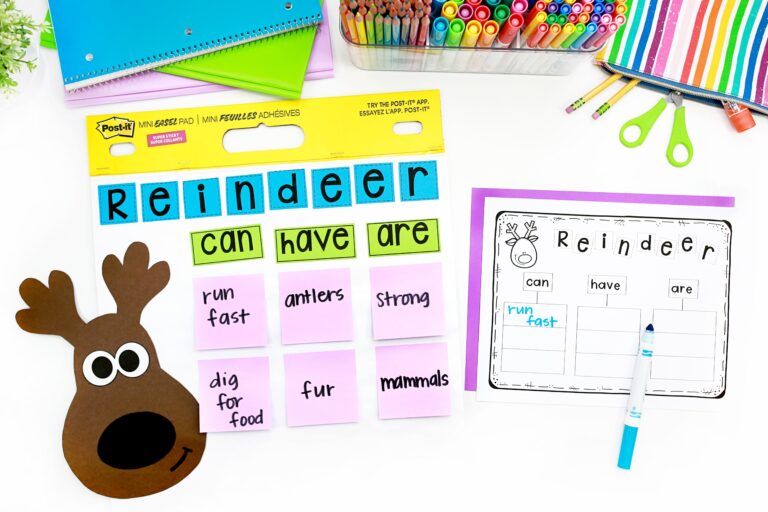 Reindeer Activities for Kindergarten