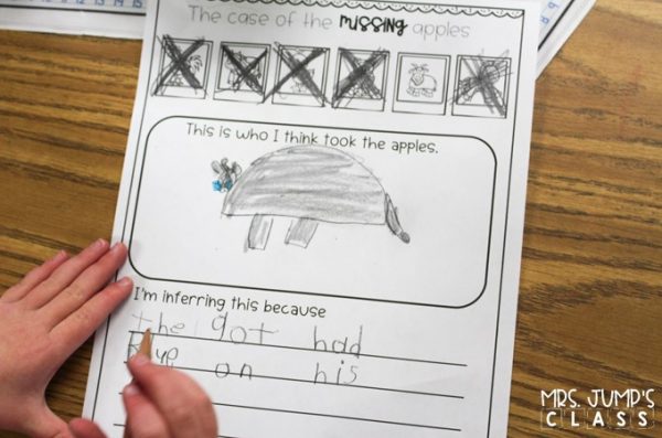 Students Practice Making Inferences as Inference Detectives in K-1