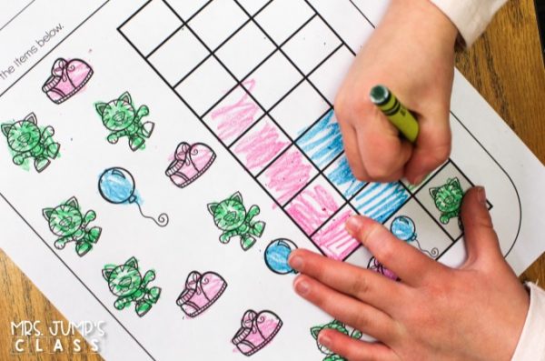 Graphing Activities to use in your Kindergarten Math Groups