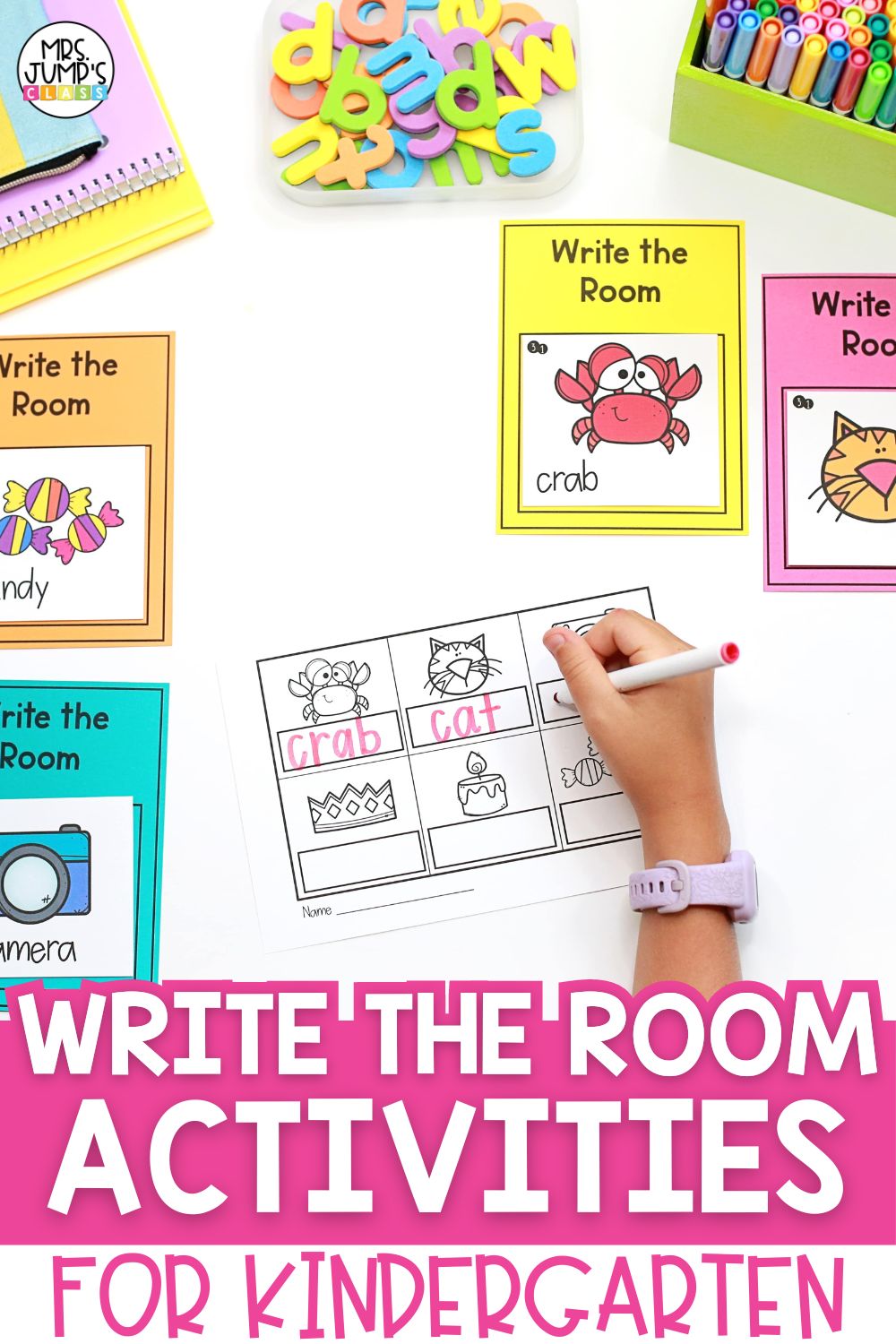 Kindergarten Write the Room Activities