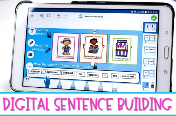 The Best Digital Sentence Building Activities for Kindergarten