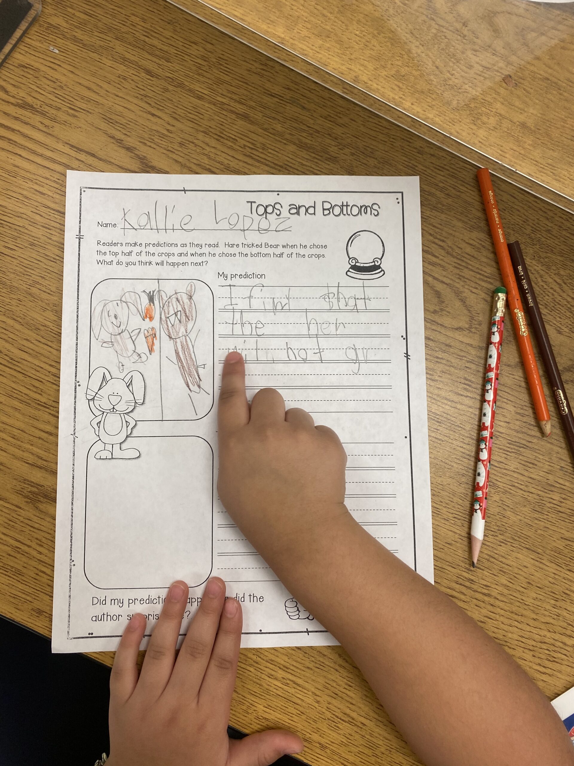 Tops and Bottoms Activities for Comprehension Practice - Mrs. Jump's Class