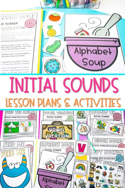 Initial Sounds Activities for Phonological Awareness - Mrs. Jump's Class
