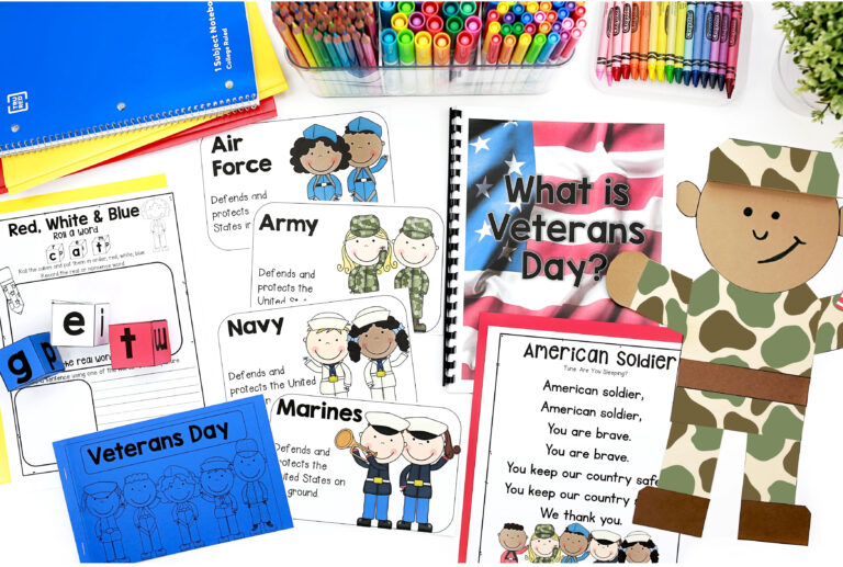 Veterans Day Activities for Kindergarten - Mrs. Jump's Class