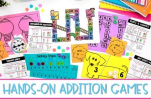 Hands-On Addition Games for Kindergarten - Mrs. Jump's Class