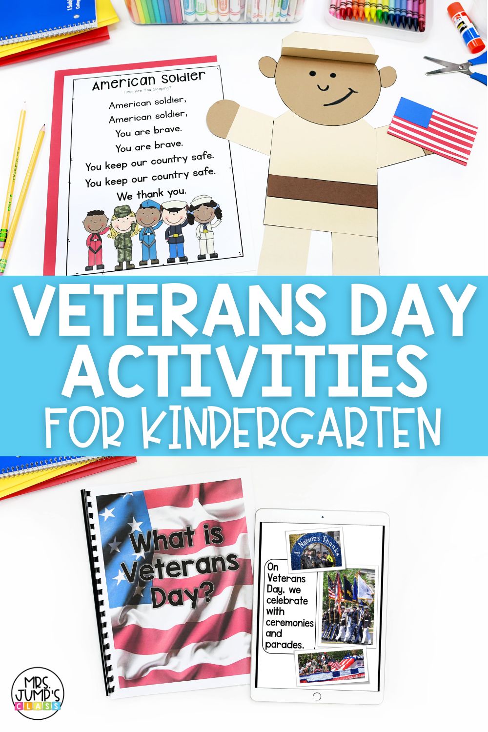 Veterans Day Activities for Kindergarten - Mrs. Jump's Class