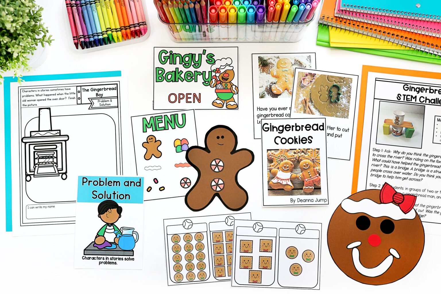 Preschool Gingerbread Unit Activities - Mrs. Jump's Class