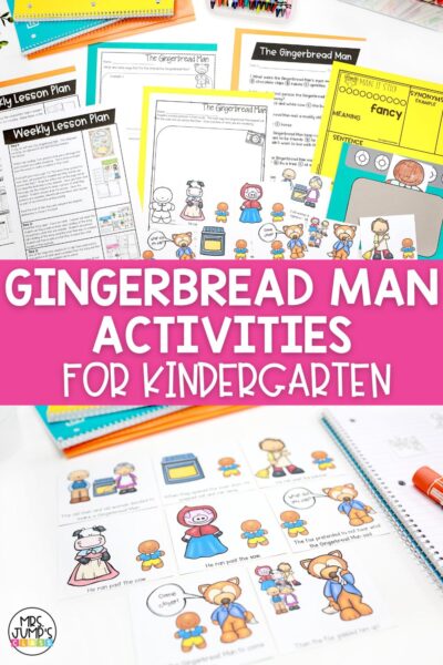 Gingerbread Man Activities for Kindergarten - Mrs. Jump's Class