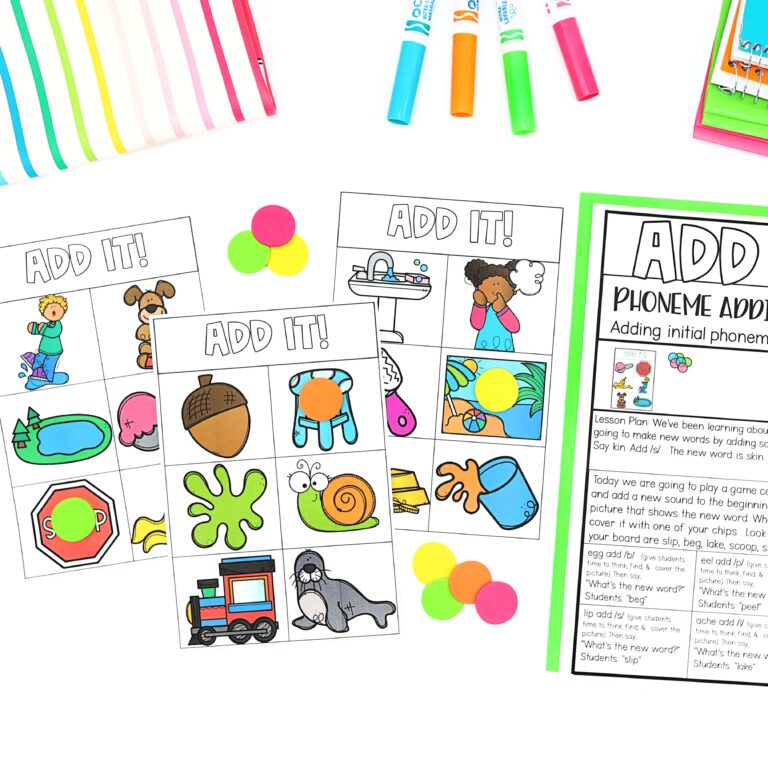 Phoneme Manipulation Activities for Small Groups - Mrs. Jump's Class