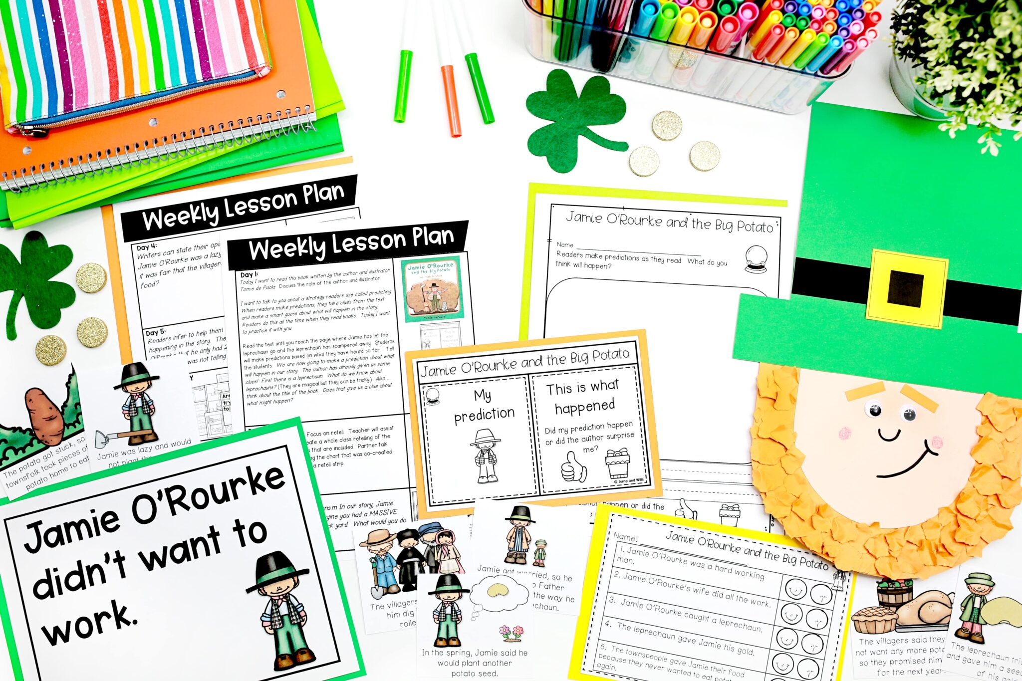 Jamie O’Rourke and the Big Potato Activities - Mrs. Jump's Class