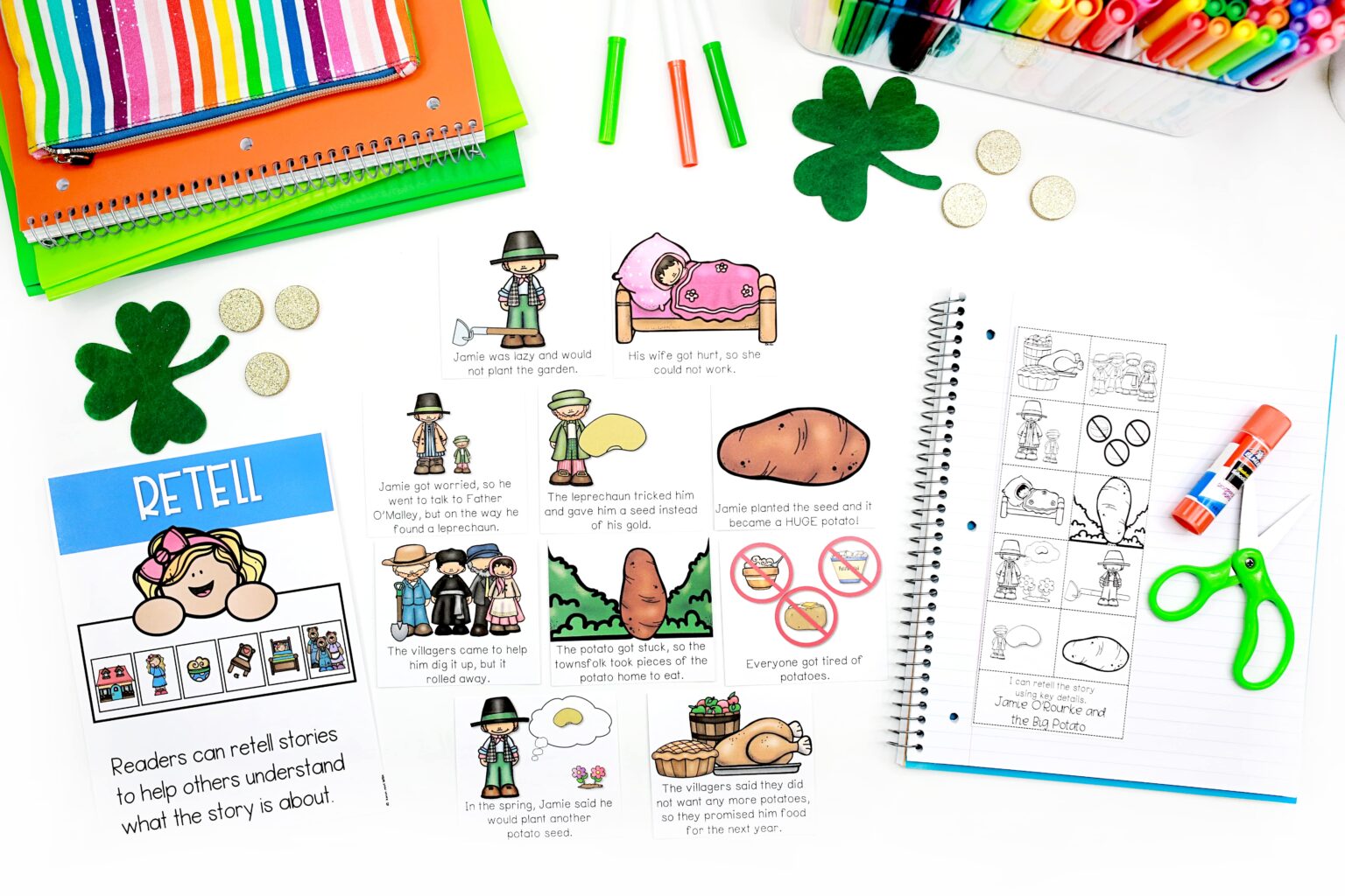 Jamie O’Rourke and the Big Potato Activities - Mrs. Jump's Class