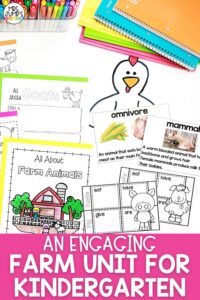 An Engaging Farm Unit for Kindergarten - Mrs. Jump's Class