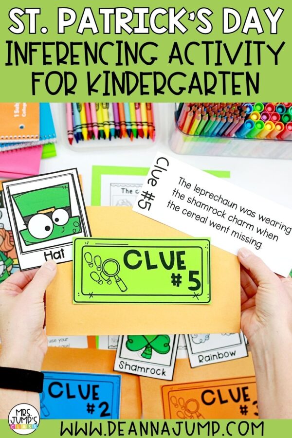St. Patrick’s Day Inferencing Activity for Kindergarten - Mrs. Jump's Class