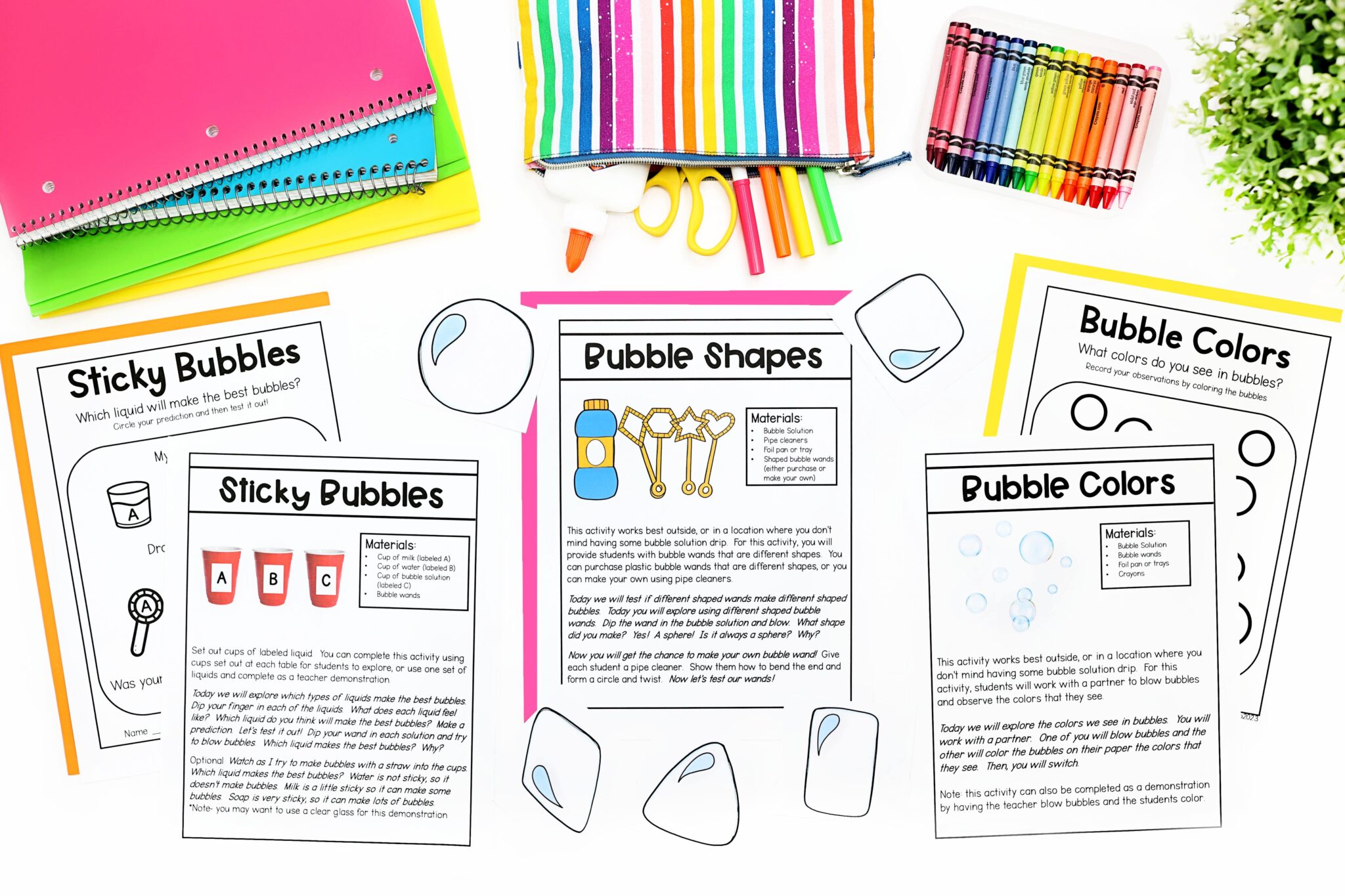 A Fun Bubbles Theme for Preschool - Mrs. Jump's Class