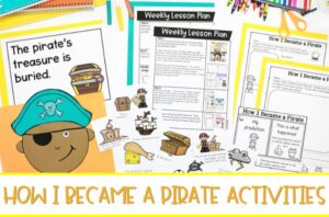 How I Became a Pirate: Activities for Kindergarten - Mrs. Jump's Class